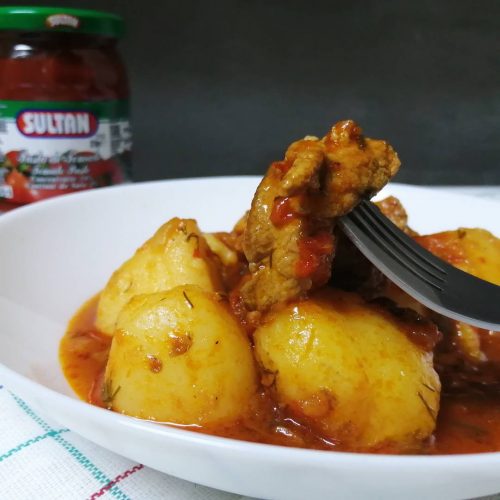 Traditional Pork and Potato Stew - RomanianCook